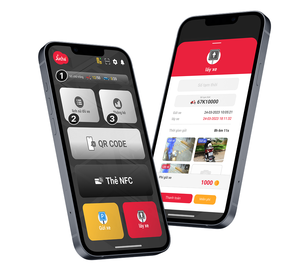 Admin App - Hệ thống Phần Mềm Quản Lỹ Bãi Xe Thông Minh JUCHA